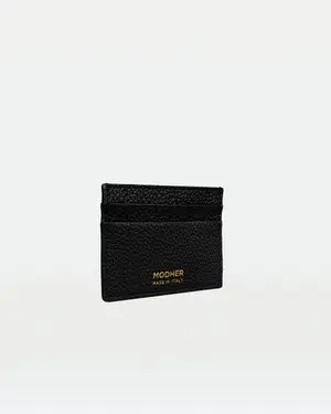 MODHER Credit Card Slip In Grained Leather