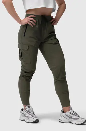 ASRV ASRV Tetra-Lite Cargo High Rib Joggers Olive
