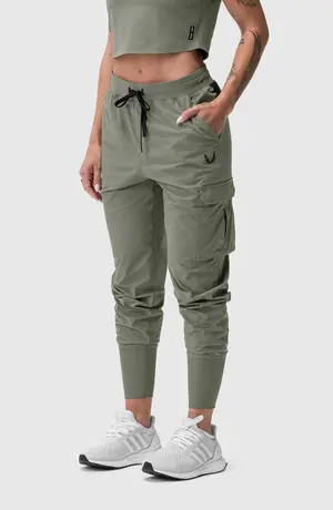 ASRV ASRV Tetra-Lite Cargo High Rib Joggers Sage