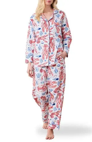 Women's Long Sleeve Cotton Pajama Sets