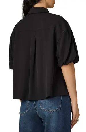 Wit & Wisdom Drop Shoulder Bubble Sleeve Top