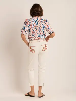 BRAKEBURN Blake Embroidered Detail Pants