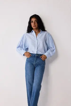 REISTOR Shirt With Long Balloon Sleeves