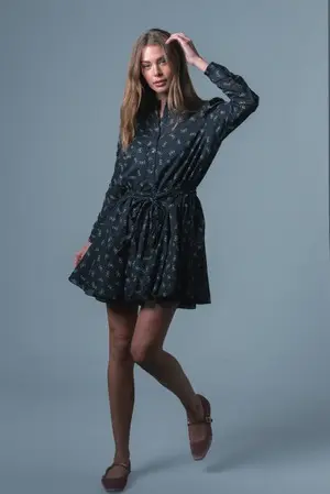 The Shirt By Rochelle Behrens The Jenica Shirtdress With Braided Rope Belt