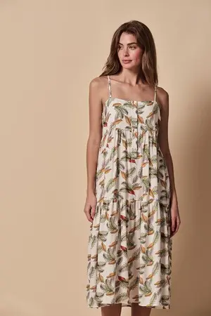 The Shirt By Rochelle Behrens Leora Midi Dress
