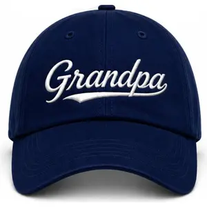 BITS & BOWS Grandpa Legacy Baseball Hat - Navy