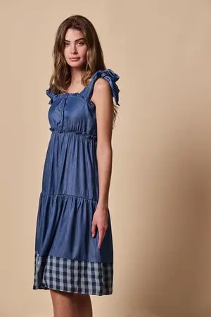 The Shirt By Rochelle Behrens Sylvanna Midi Dress
