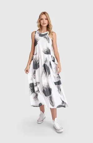 Alembika Unwind Pockets Dress - Cloud