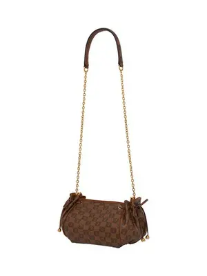 Gerard Darel Logo-print Mini Chain Shoulder Bag