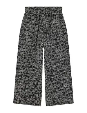 Whistles Woven Grid Crop Trouser