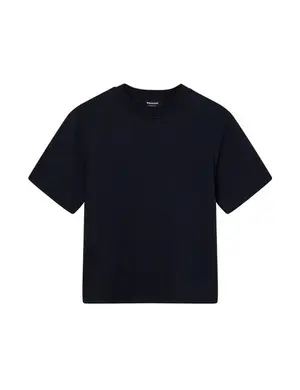 Whistles Cotton Crew Neck Top