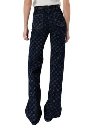 Gerard Darel High Waist Flare Jeans - Raw