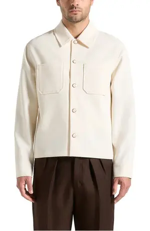 Manière De Voir Benoit Twill Cropped Shirt