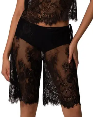 Kiki De Montparnasse Lace Bermuda Shorts