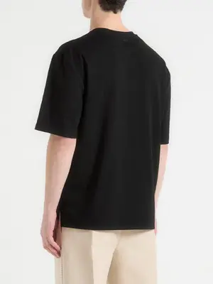 Manière De Voir Whipstitch Pocket Cotton T-shirt