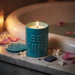TAG Be You Candle With Striker In Lid Ceramic Everyday