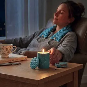 TAG Be You Candle With Striker In Lid Ceramic Everyday