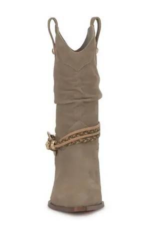 Jessica Simpson Hanie Western Boot - Light Grey