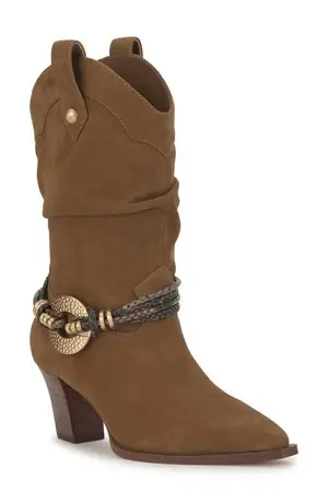 Jessica Simpson Hanie Western Boot - Safari Brown