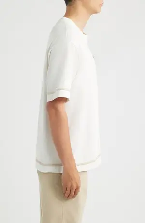 CHE Daisel Embroidered Appliqué Relaxed Cotton T-shirt