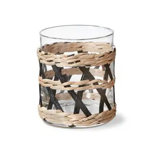 TAG Island Collection Clear Glass Dof Drinkware Set Of 4