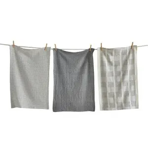 TAG Sonoma Dishtowel S/3 Light Light Cotton Everyday - Gray