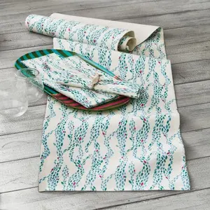 TAG Ripple Block Print Runner Multi Cotton Summer