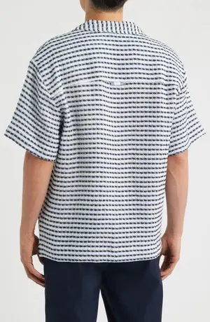 CHE Riita Waffle Linen Camp Shirt