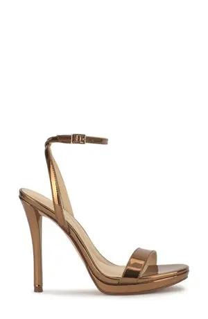 Jessica Simpson Divra Ankle Strap Stiletto Sandal - Bronze