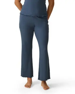 KINDRED BRAVELY Ribbed Modal Lounge Pant - Light Navy