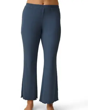 KINDRED BRAVELY Ribbed Modal Lounge Pant - Light Navy