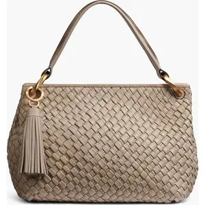 Donna Karan New York Glenwood Woven Shoulder Bag - Moth