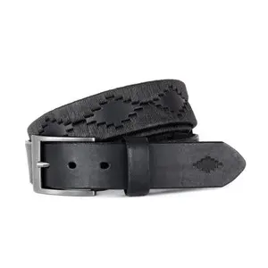 PAMPEANO Bordado Belt - Black