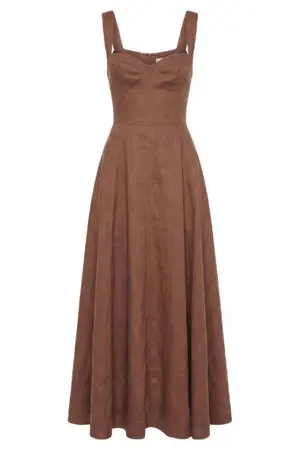 NICHOLAS Anya Maxi Dress - Mocha