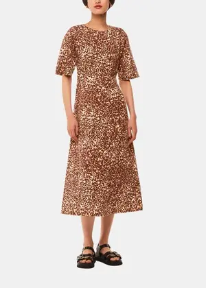 Whistles Marble Spot Veda Dress