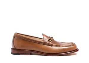 GRANT STONE Horsebit Loafers - Dune Chromexcel