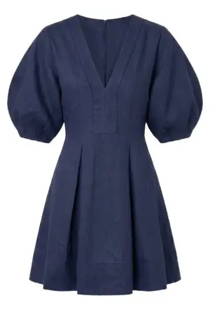 NICHOLAS Josefa Linen Mini Dress