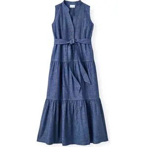 CARTOLINA Dara Maxi Dress - Chambray