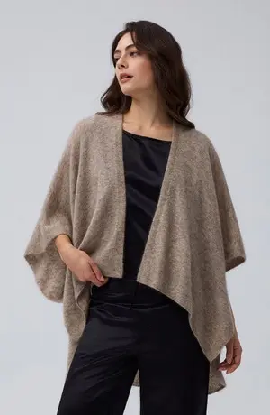 JUANA Cashmere Cape - Beige