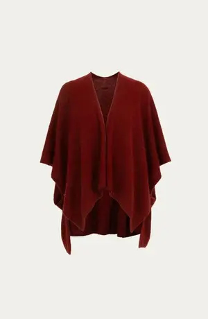 JUANA Cashmere Cape - Red