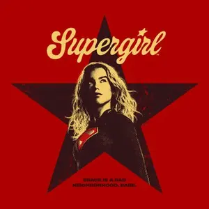 SUPERGIRL Star Frame Kara Short Sleeve Graphic T-shirt
