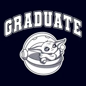 STAR WARS: THE MANDALORIAN Star Wars The Mandalorian Hover Pam Graduate Graphic T-shirt