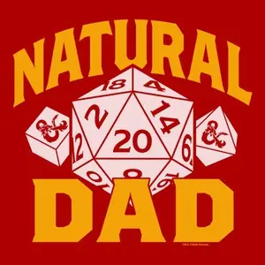 DUNGEONS & DRAGONS Natural Twenty Dad Graphic T-shirt