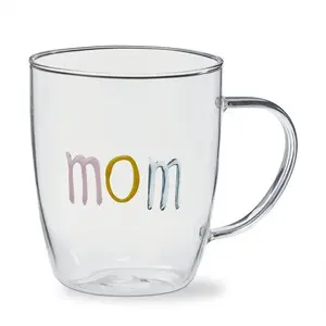 TAG Everyday Mom Borosilicate Glass Mug Multi 20 Oz 5.31x3.66x4.33 - Multicolored
