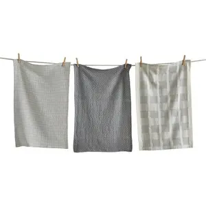 TAG Sonoma Dishtowel S/3 Light Light Cotton Everyday - Gray