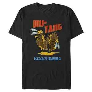 WU-TANG CLAN Killa Bees Artwork Logo Short Sleeve Graphic T-shirt