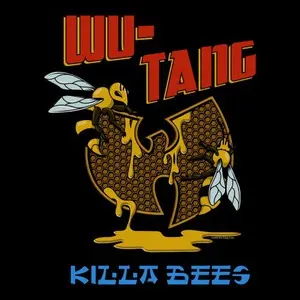 WU-TANG CLAN Killa Bees Artwork Logo Short Sleeve Graphic T-shirt