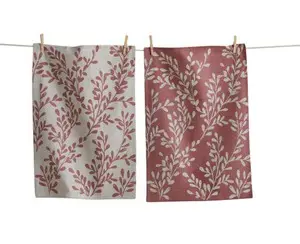 TAG Canyon Print Leafy Vine Dt S/2 Cotton Everyday - Purple