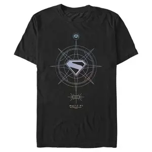 SUPERGIRL Geometric Logo Short Sleeve Graphic T-shirt