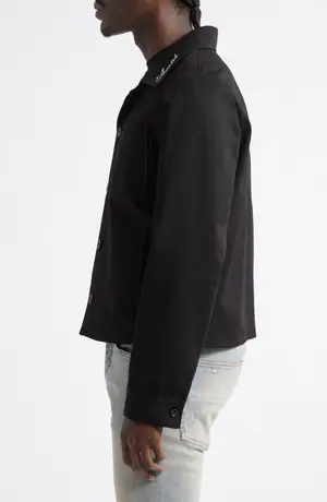 Amiri Script Collar Cotton Jacket